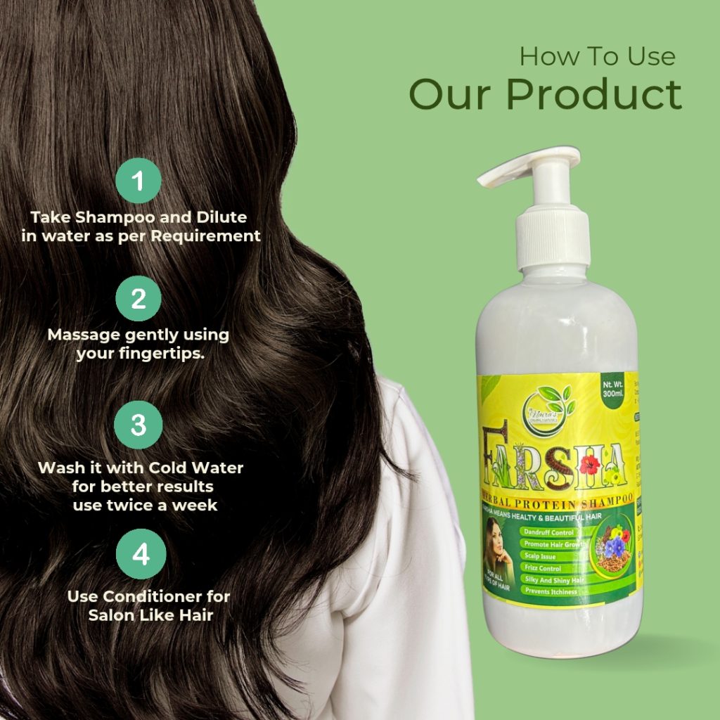 Farsha Herbal Protein Shampoo | Naira's Organic Essentials ...